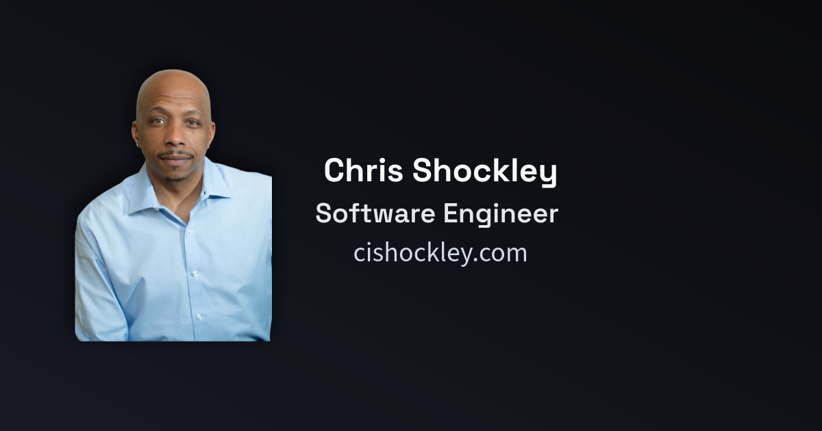 Chris Shockley — Software Engineer